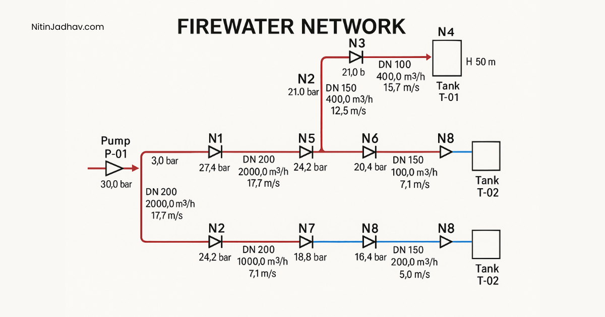 Hydraulic Calculations Using PIPENET – Complete Guide with Methodology